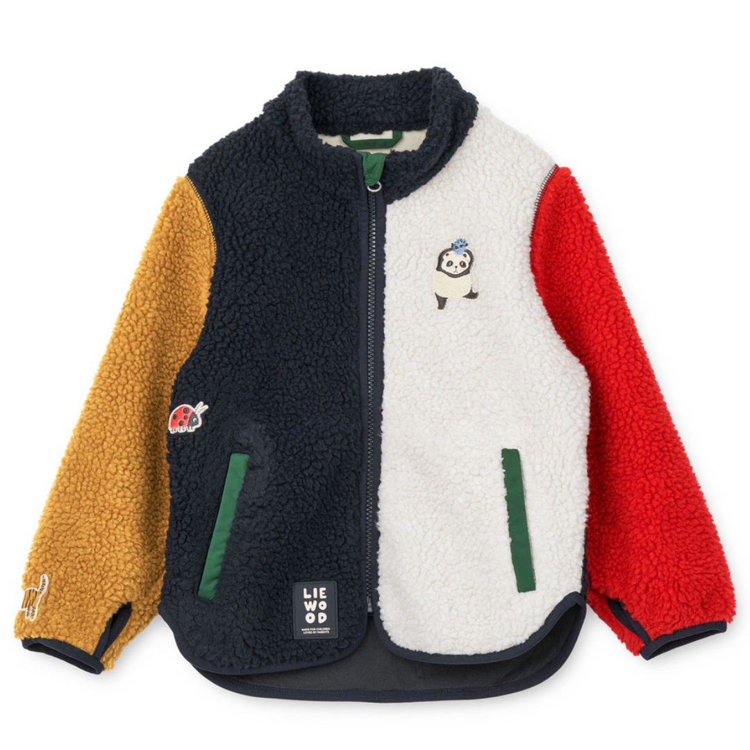 Liewood Pile Jacket "Nolan Around the World Multi Mix" – KND