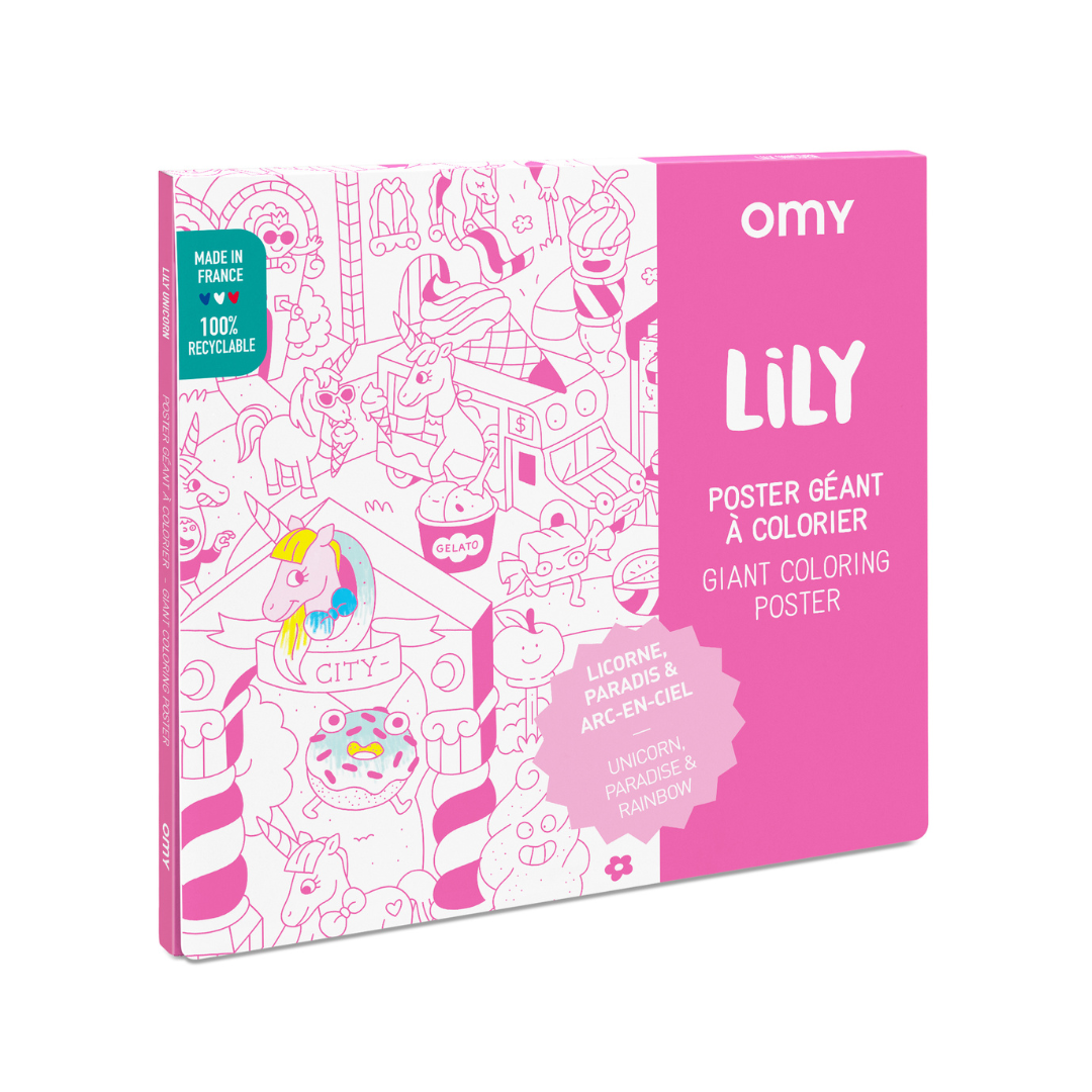OMY Poster zum Ausmalen "Coloring Poster Lily" – KND