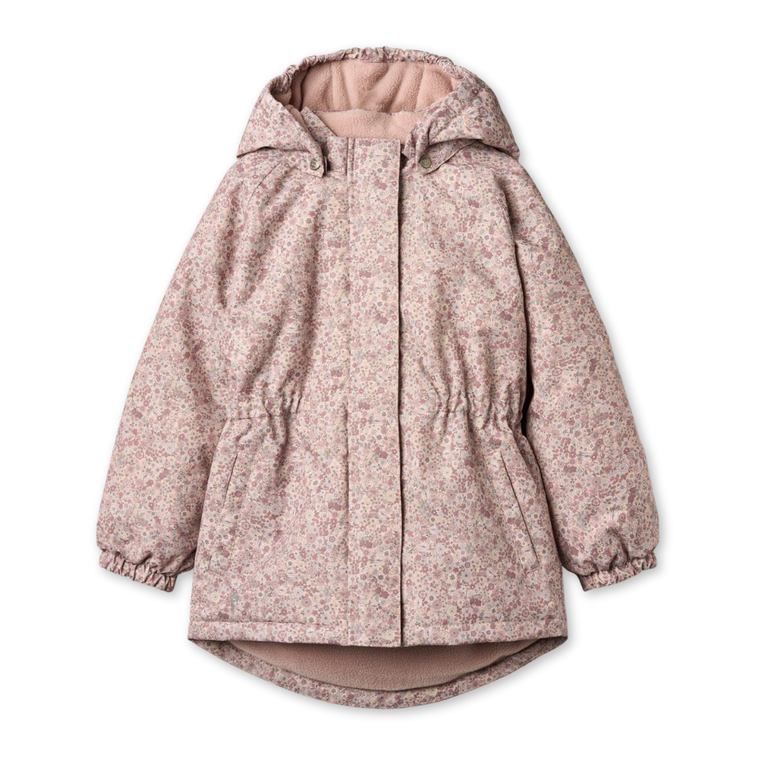 Wheat Winter Jacket "Petra" GRS - rose dust flowers – KND