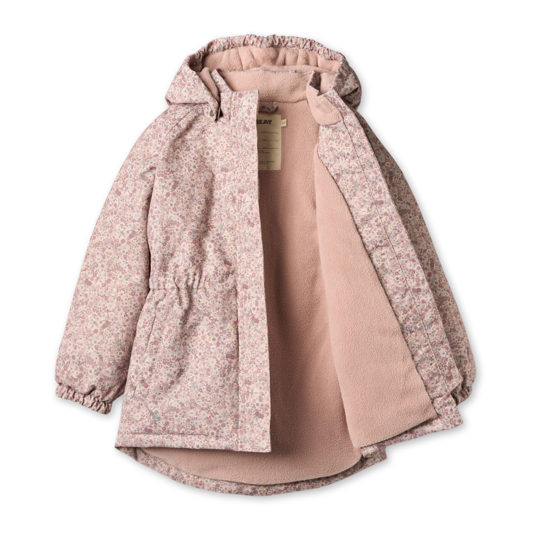 Wheat Winter Jacket "Petra" GRS - rose dust flowers – KND