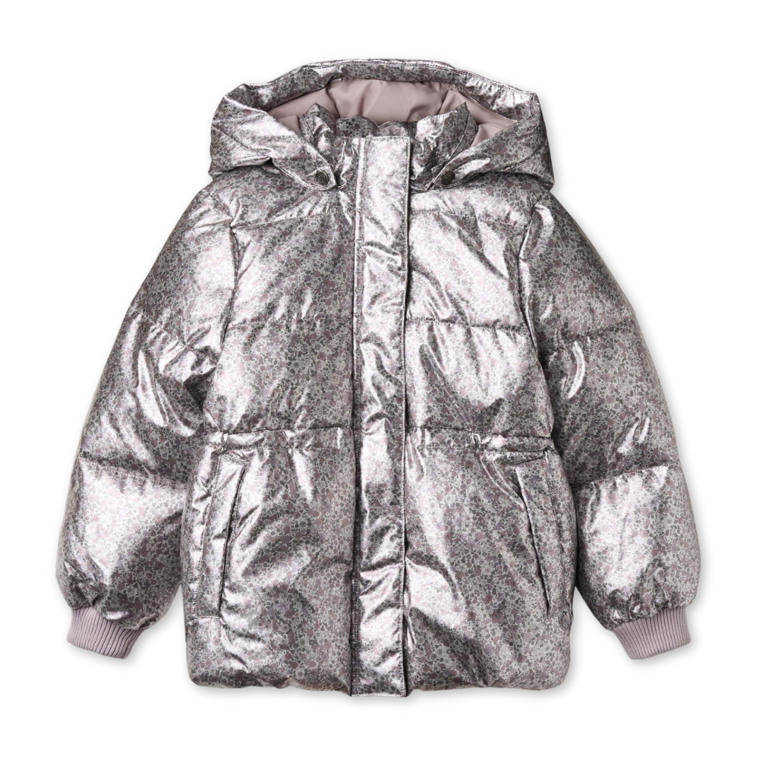 Wheat Pufferjacke "Eli" GRS - silver flower meadow – KND