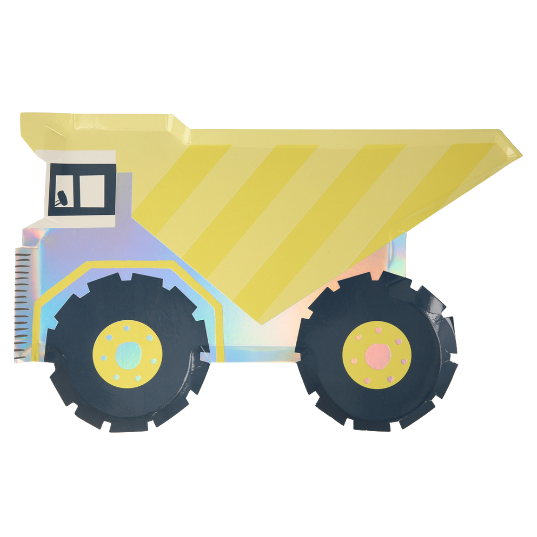Meri Meri Pappteller "Dumper Truck", 8er Set – KND
